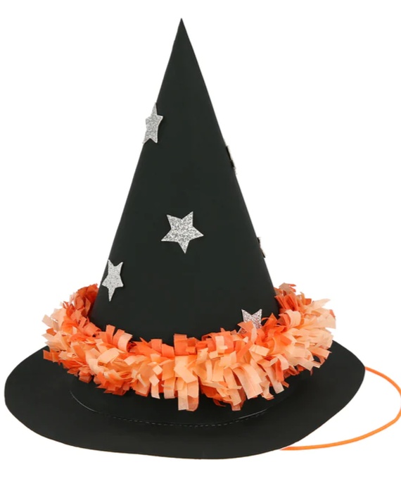 Sombreros de fiesta de bruja festoneados Pack 6 Und. | KIU ideas en detalle